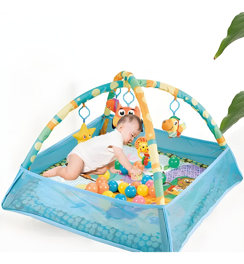 Gimnasio Pelotero Cuadrado Búho Corral Alfombra Didactica – Mundo Ganga ...