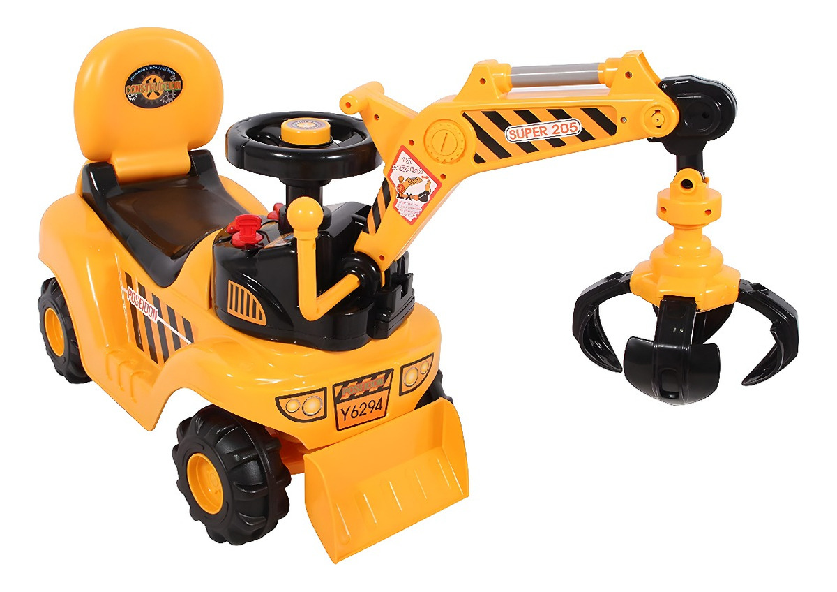 Buggy Andador Niños Infantil Tractor Con Pala Retro Grúa – Mundo Ganga ...