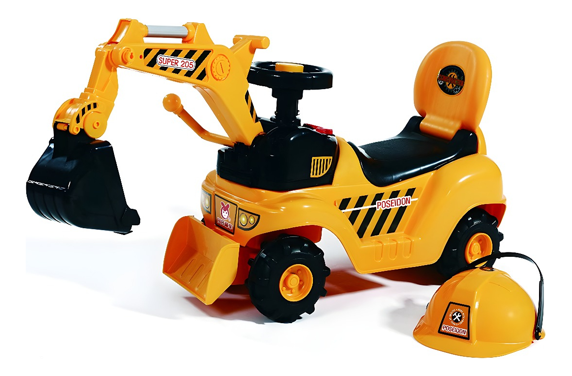 Buggy Andador Niños Infantil Tractor Con Pala Retro Grúa – Mundo Ganga ...